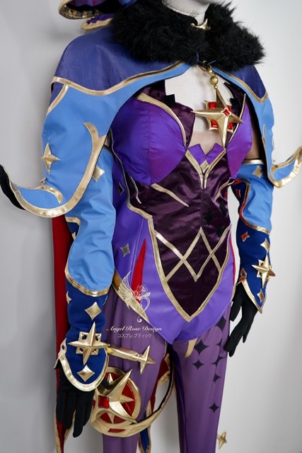 Genshin Impact - Mona Megistus Cosplay Costume - Angel Rose Design