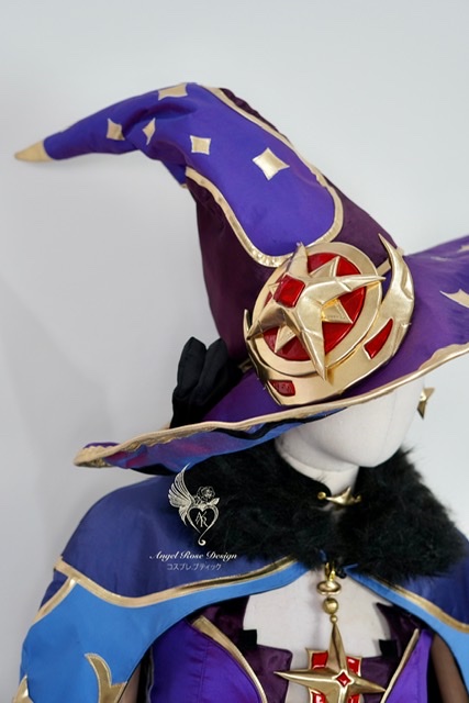 Genshin Impact - Mona Megistus Cosplay Costume - Angel Rose Design